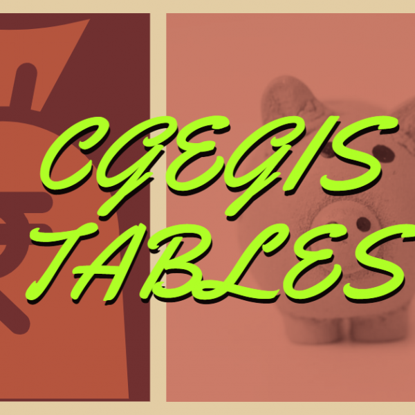 CGEGIS Orders and Tables
