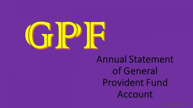 Issuance of Annual Statement of GPF – CGA