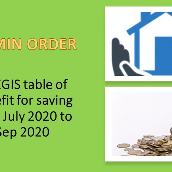 CGEGIS Orders and Tables
